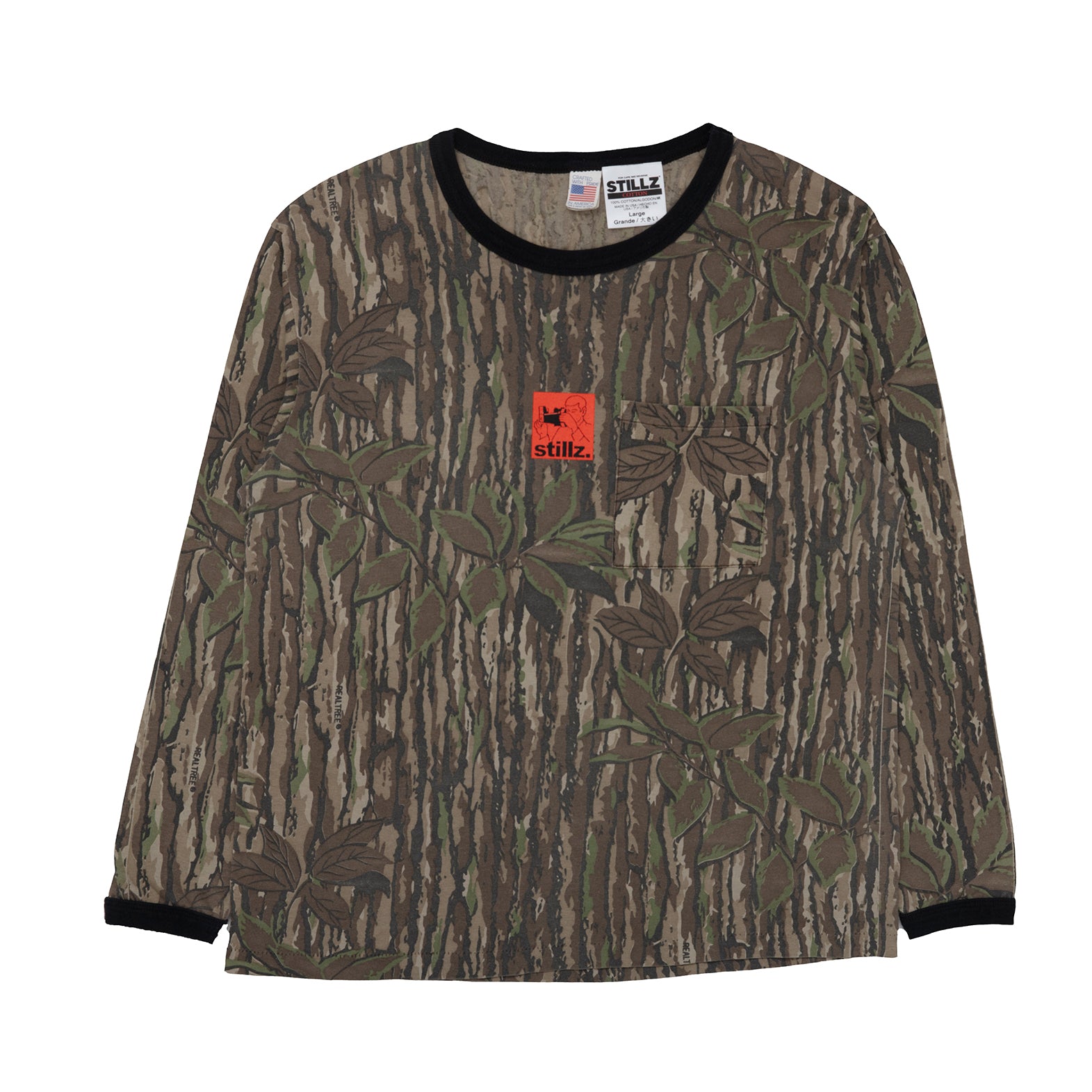 CAMO VINTAGE LONG SLEVE SHIRT – Stay Stillz